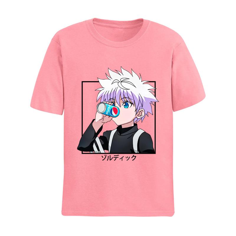 Camiseta Basica Hunter x Hunter Killua Zoldyck Refrigerante - Abstract ...