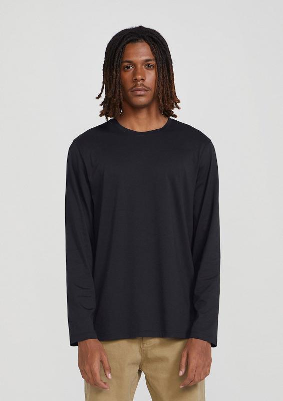 Camiseta Básica Masculina Manga Longa Em Algodão Pima - Hering ...