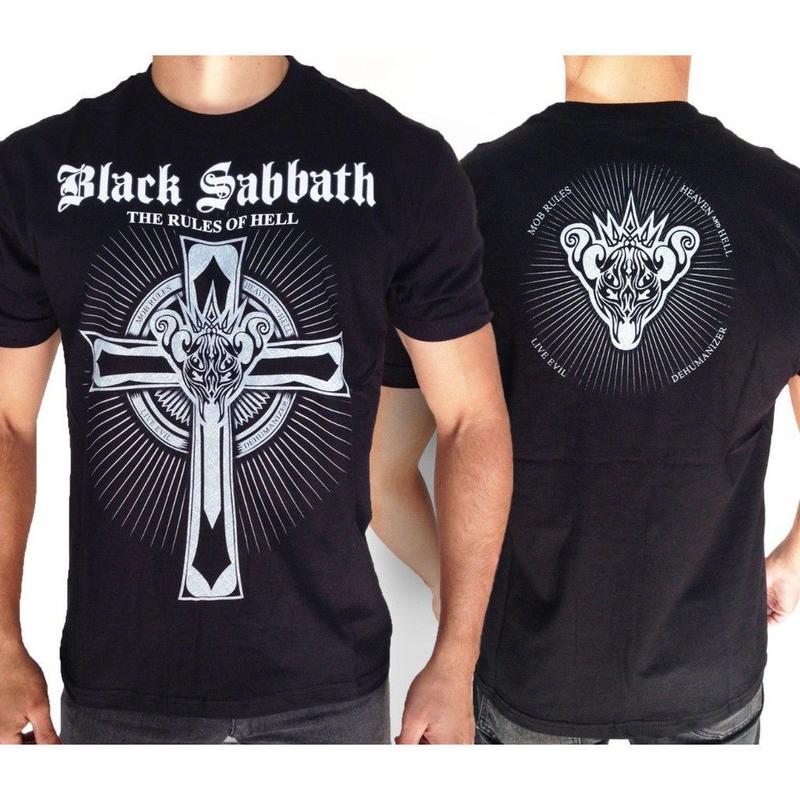 Camiseta Black Sabbath - The Rules of Hell - Consulado do Rock - Outros ...