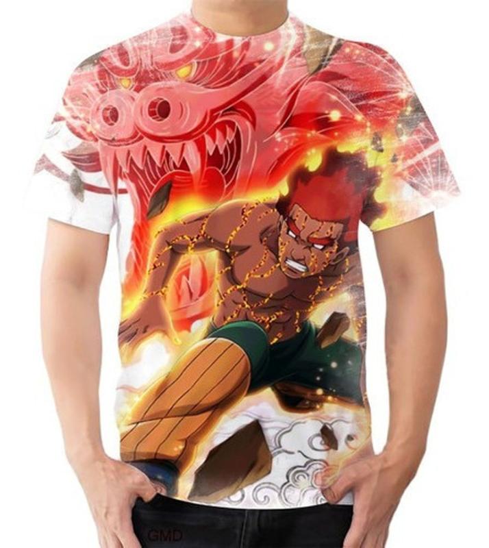Camiseta Camisa Maito Gai Guy Noturno Portal Anime Naruto - Estilo Vizu ...