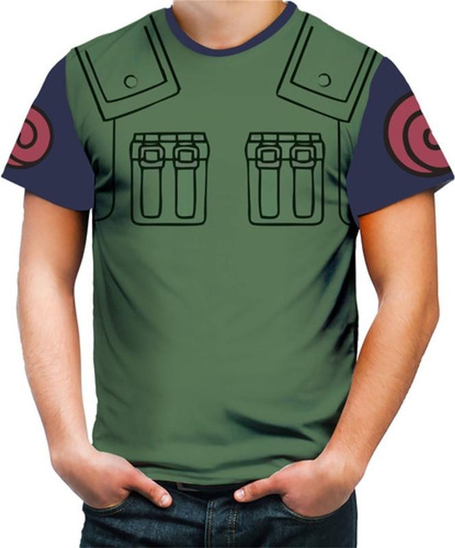 Camiseta Camisa Traje Uniforme Jounin Nijas De Konoha Naruto - Dias no ...