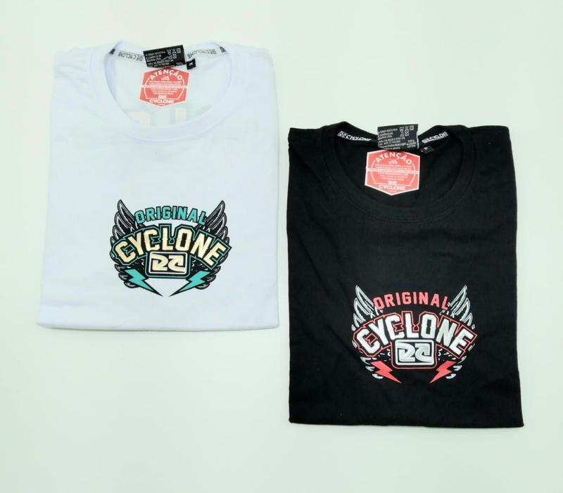Camiseta Cyclone Cores Diversas Masculino Adulto - Camisa e Camiseta ...