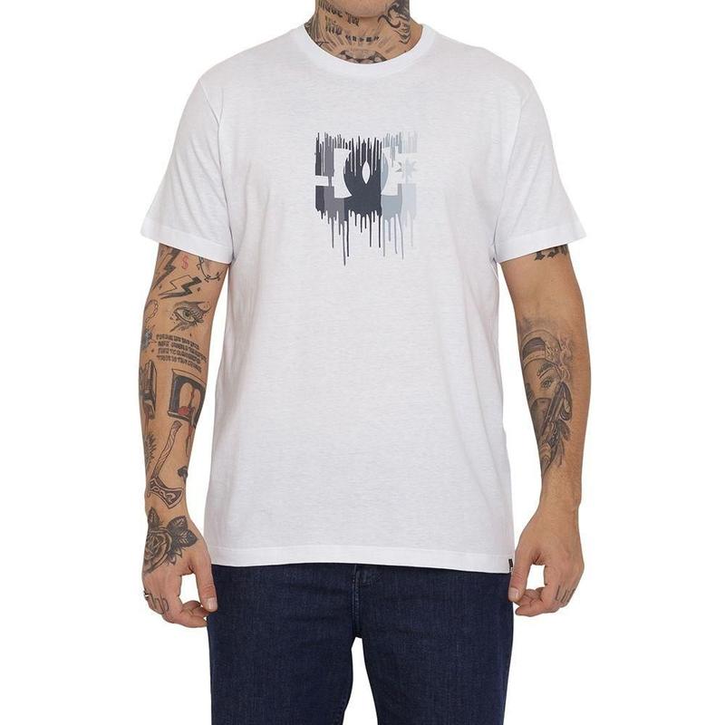 Camiseta DC Shoes DC Star Drip Masculina Branco - Camisa e Camiseta ...