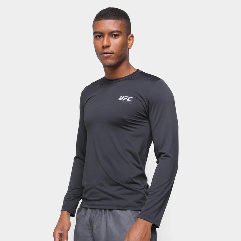 Camiseta de Compressão UFC Manga Longa Masculina - Camisa e Camiseta ...