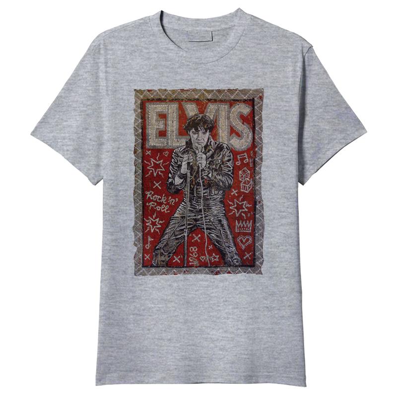 Camiseta Elvis Presley Modelo 3 - King of Print - Camiseta Feminina - Magazine Luiza