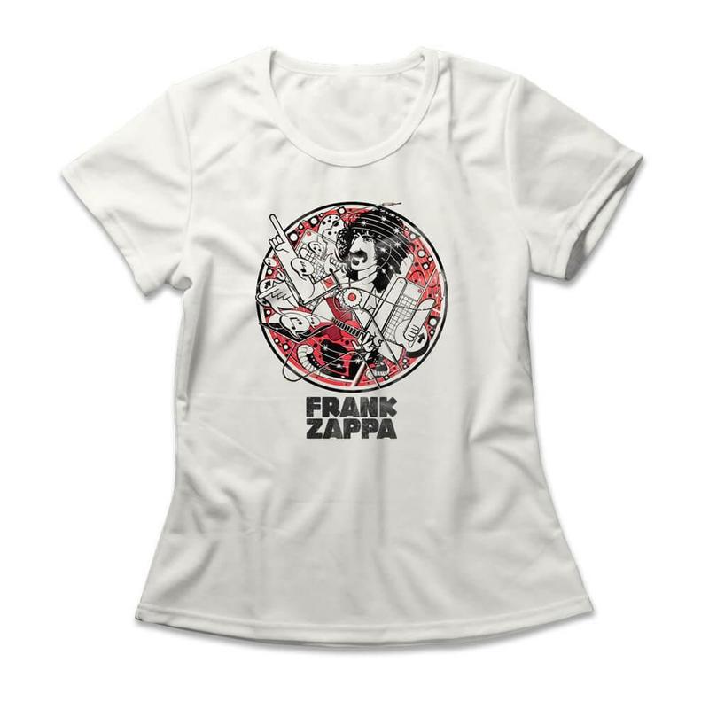 Camiseta Feminina Frank Zappa - Studio Geek - Camiseta Feminina ...