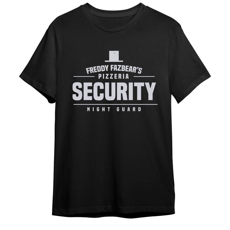 Camiseta Fnaf Freddy Fazbear's Pizzeria Security Night Guard - Abstract ...