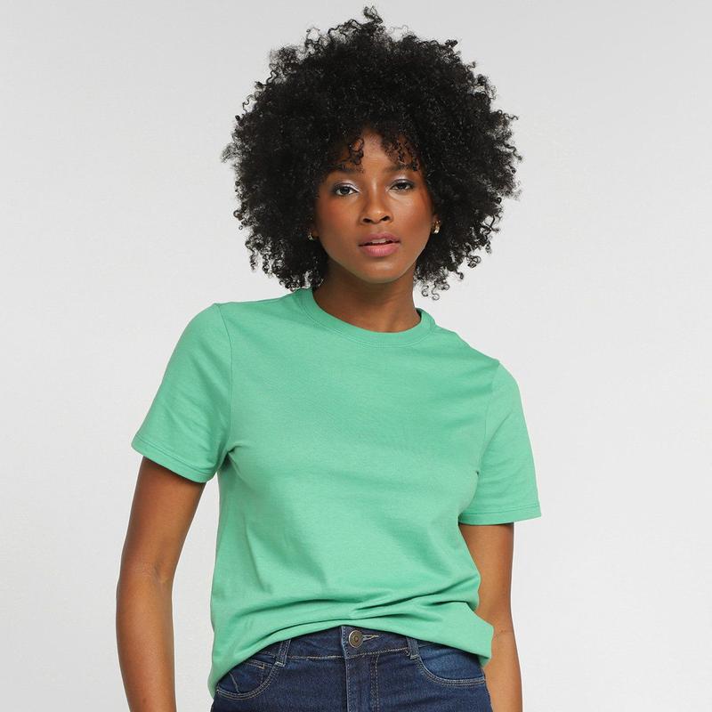 Camiseta Hering Basic Feminina - Camiseta Feminina - Magazine Luiza