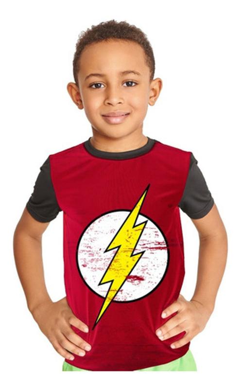 Camiseta Infantil Brasão The Flash Raio Do Flash Ref:510 - smoke ...