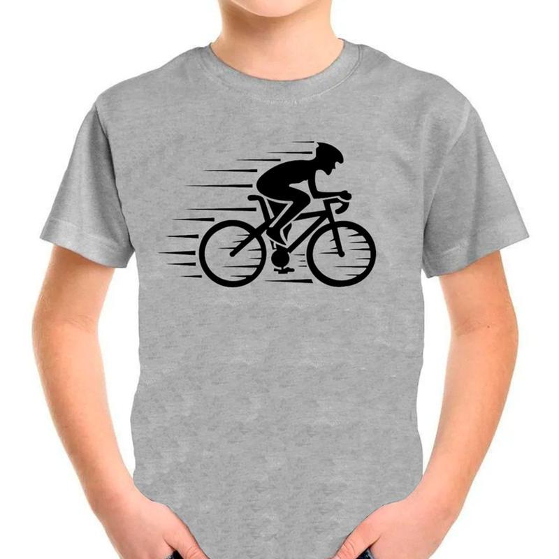 Camiseta Infantil Cinza Bike Bicicleta Ciclismo 13 - DESIGN CAMISETAS - Camisa de Ciclismo ...
