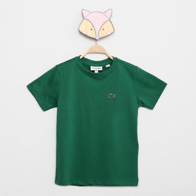 Camiseta Infantil Lacoste Manga Curta Masculina - Camiseta Infantil ...