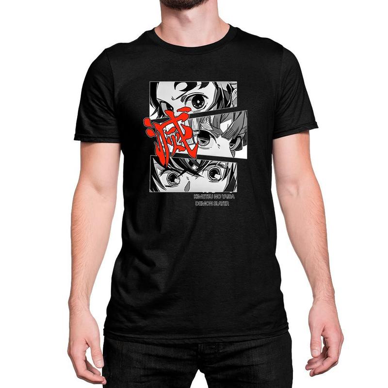 Camiseta Kimetsu No Yaiba Eyes Demon Slayer Olhos Algodão - MECCA ...