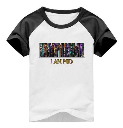 Camiseta Lol League Of Legends I Am Mid Personagens - Culpa Do Lag ...