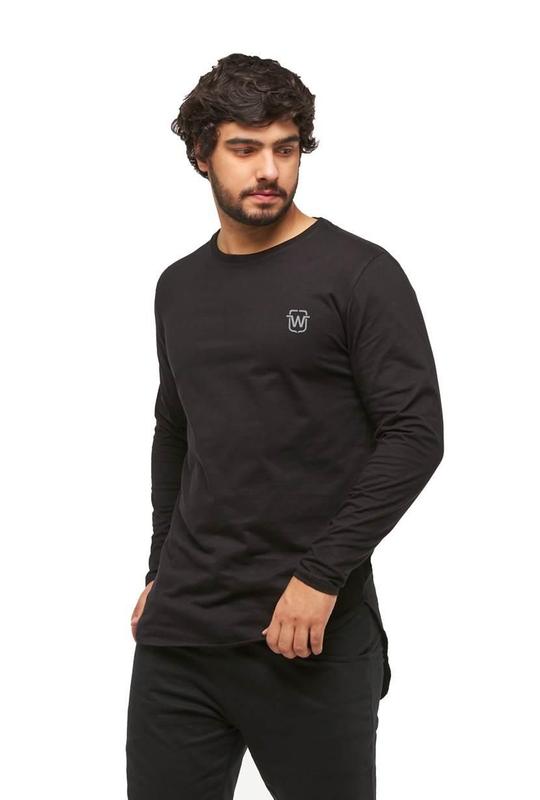 Camiseta Longline Oversized Swag Manga Comprida Wooks C2 - Camiseta ...