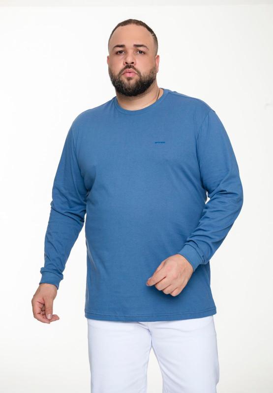Camiseta Manga Longa Marinho Mescla XP ao G5 - ONNOX - Camiseta ...