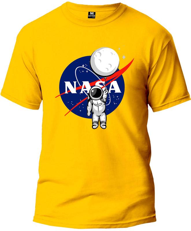 Camiseta Nasa Astronauta Masculina e Feminina 100% Algodão Primeira Linha Gola Redonda ...