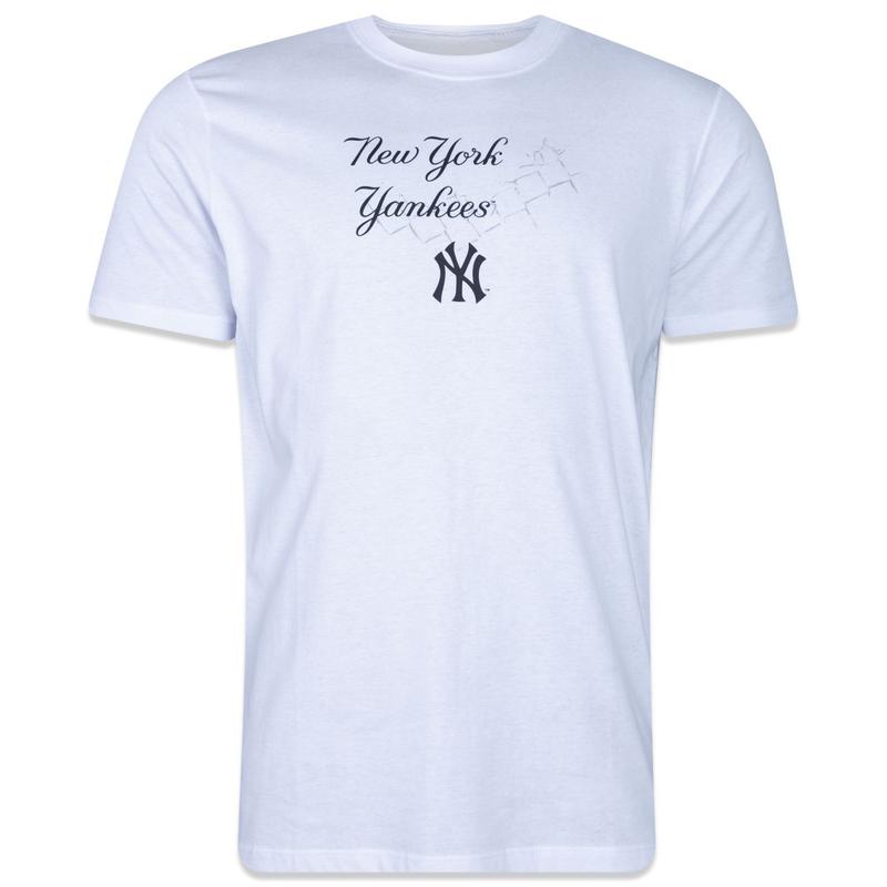 CAMISETA NEW YORK YANKEES MLB CORE BRANCO PRETO New Era - Camisa e ...