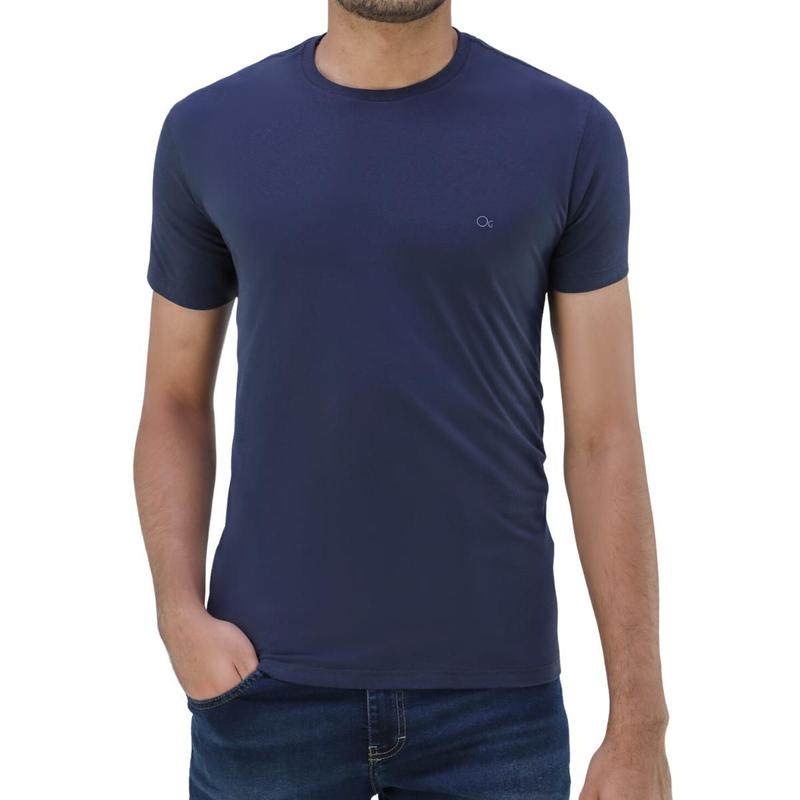 Camiseta Ogochi Básica Slim Adulto 100% Algodão - Camiseta Masculina ...