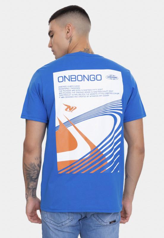 Camiseta Onbongo Celebrate Azul - Camisa e Camiseta Esportiva ...
