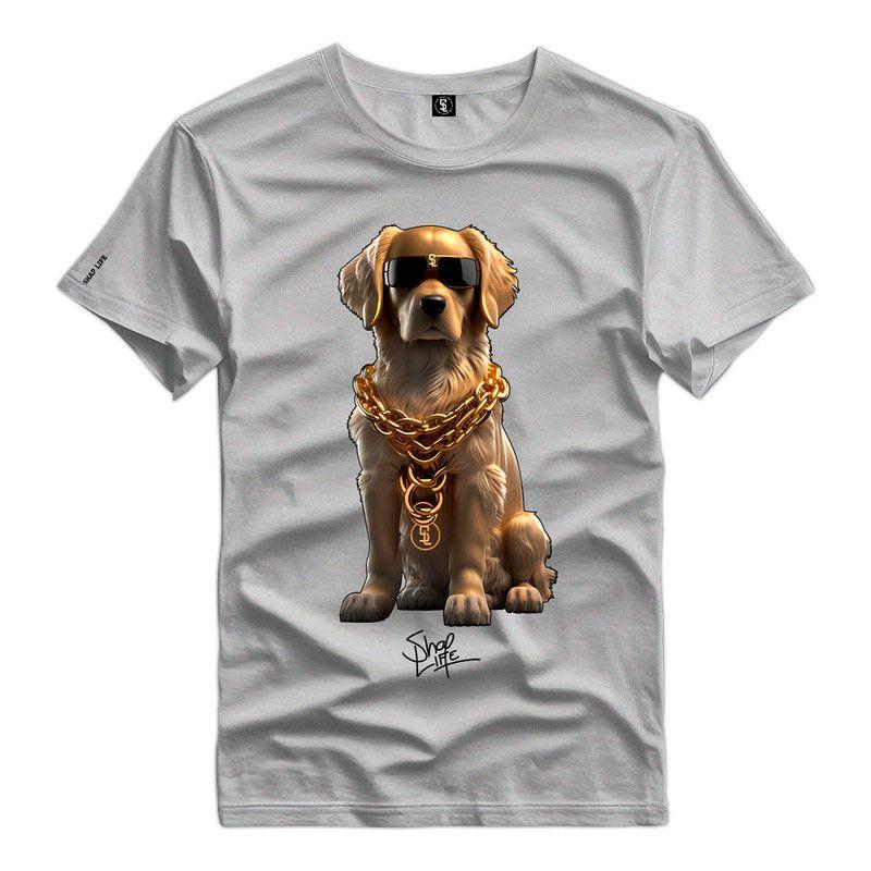 Camiseta Personalizada Dog Golden Retriever Kate Gangsta Shap Life ...