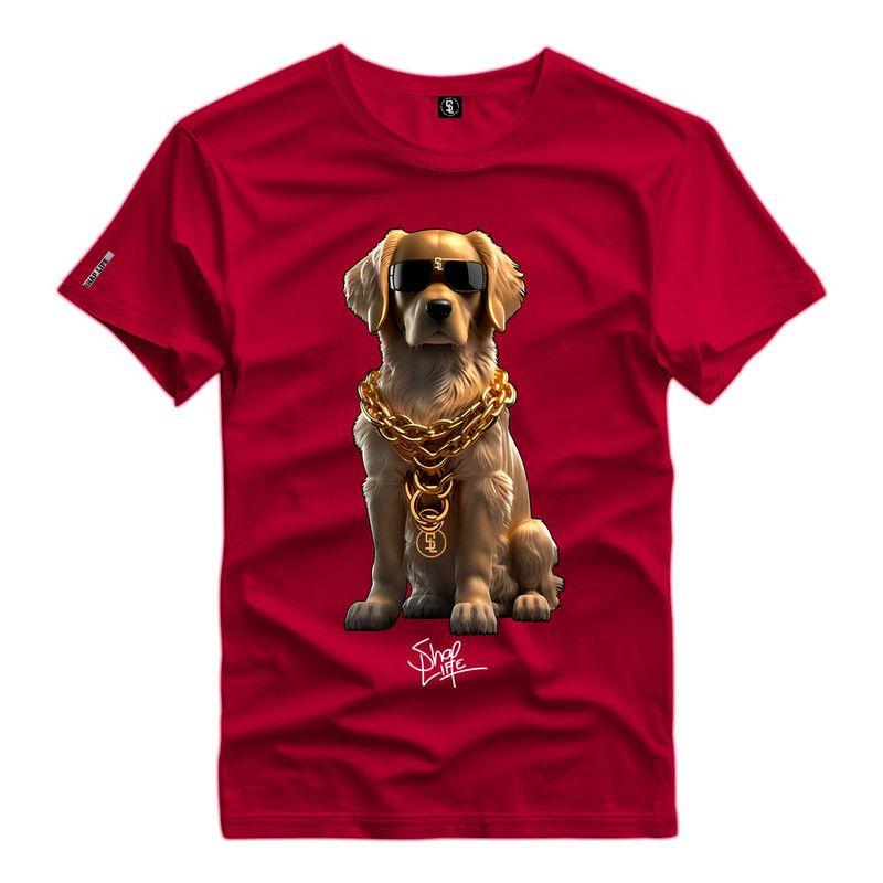 Camiseta Personalizada Dog Golden Retriever Kate Gangsta Shap Life ...