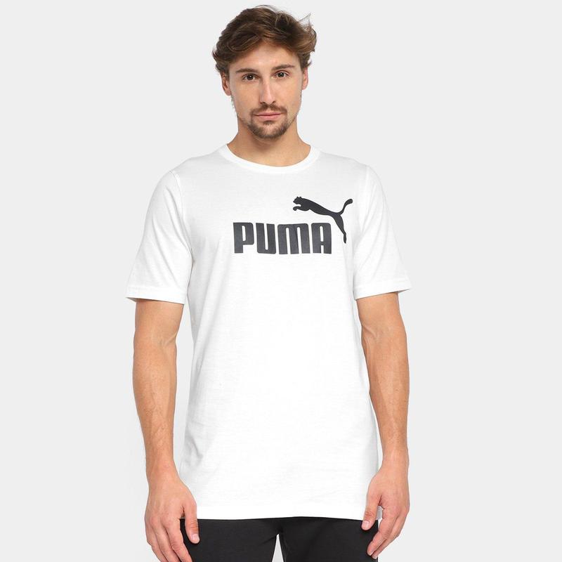Camiseta Plus Size Puma Essentials Logo Masculina - Camisa e Camiseta ...