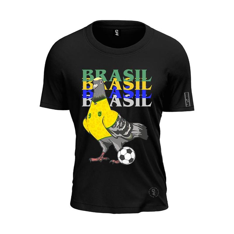 Camiseta Pombo Brasil Brasil Brasil Brasil Soccer Pigeon - Shap Life ...