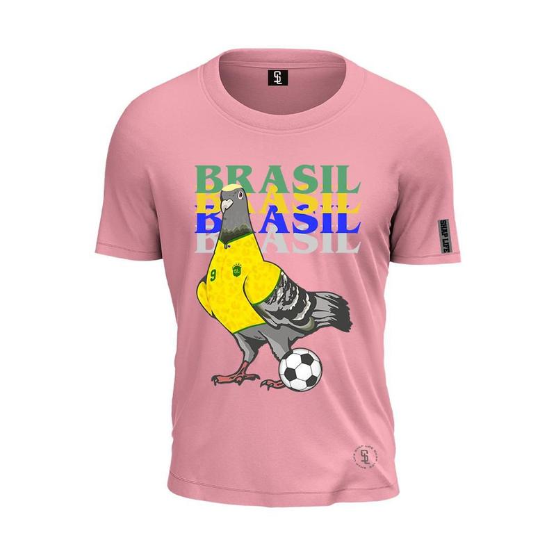 Camiseta Pombo Brasil Brasil Brasil Brasil Soccer Pigeon - Shap Life ...