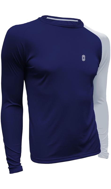 Camiseta Raglan Com Proteção UV 50+ Segunda Pele Térmica Manga Longa ...