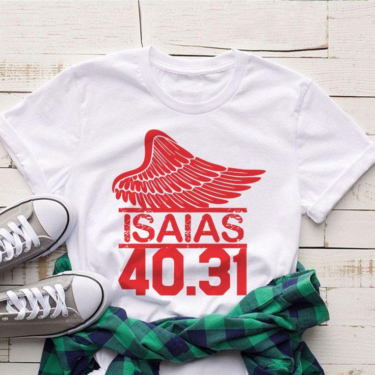 Camiseta religiosa evangélica isaias 40.31 r2050 - Brothers Ink ...