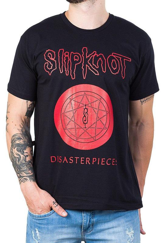 Camiseta Slipknot Pentagrama 100% Algodão - Bandalheira - Camiseta ...