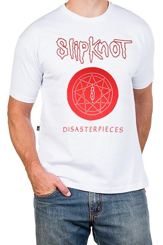 Camiseta Slipknot Pentagrama Branca - Bandalheira - Camiseta Feminina ...
