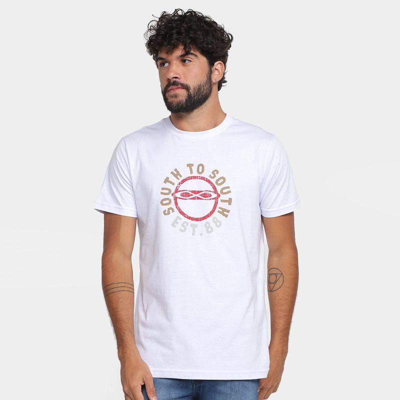 Camiseta South Básica Silk Masculina XI - South to South - Camisa e ...