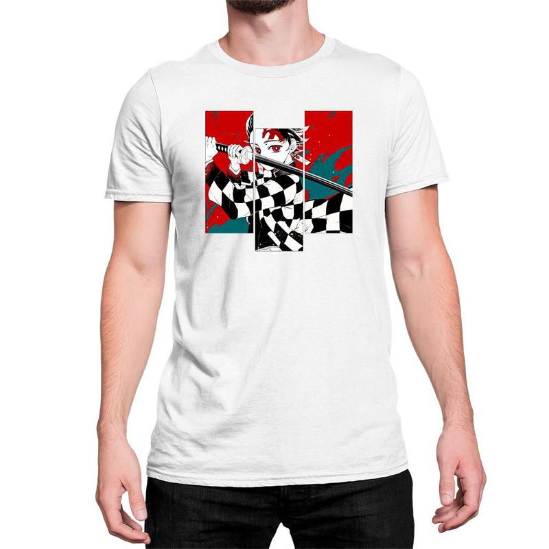 Camiseta T-Shirt Demon Slayer Tanjiro Espada - MECCA - Camiseta ...