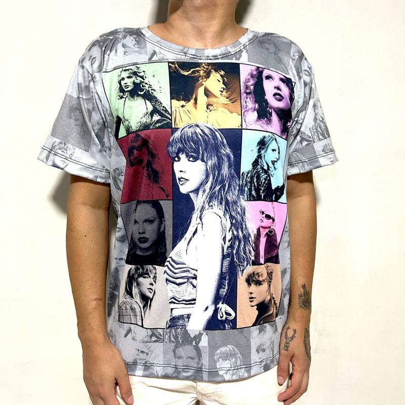 Camiseta t-shirt taylor swift the eras tour poster colage - Allmadas ...