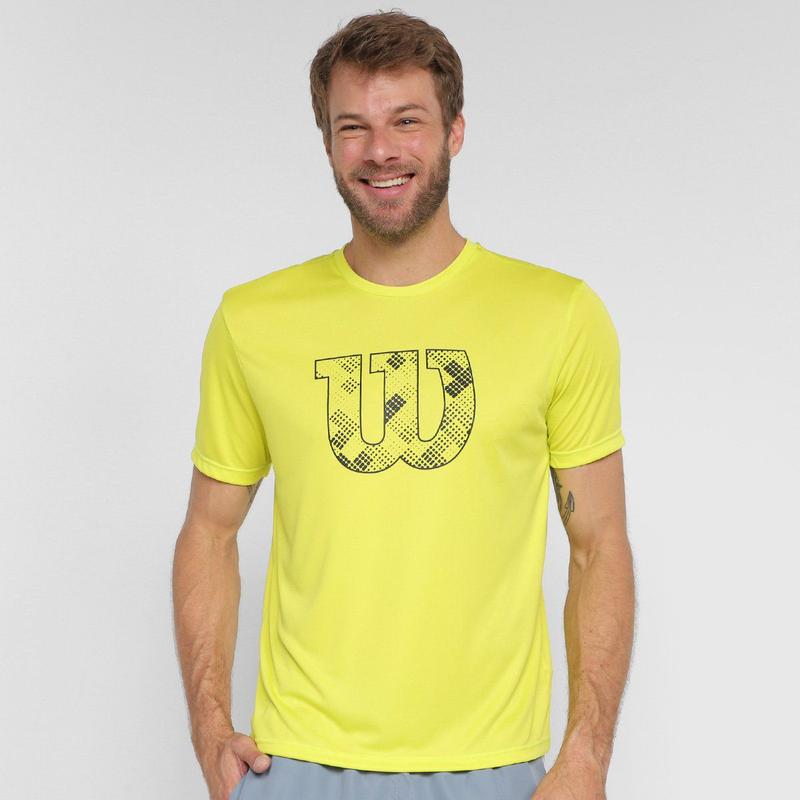 Camiseta Wilson Clay III Masculina - Camisa e Camiseta Esportiva ...
