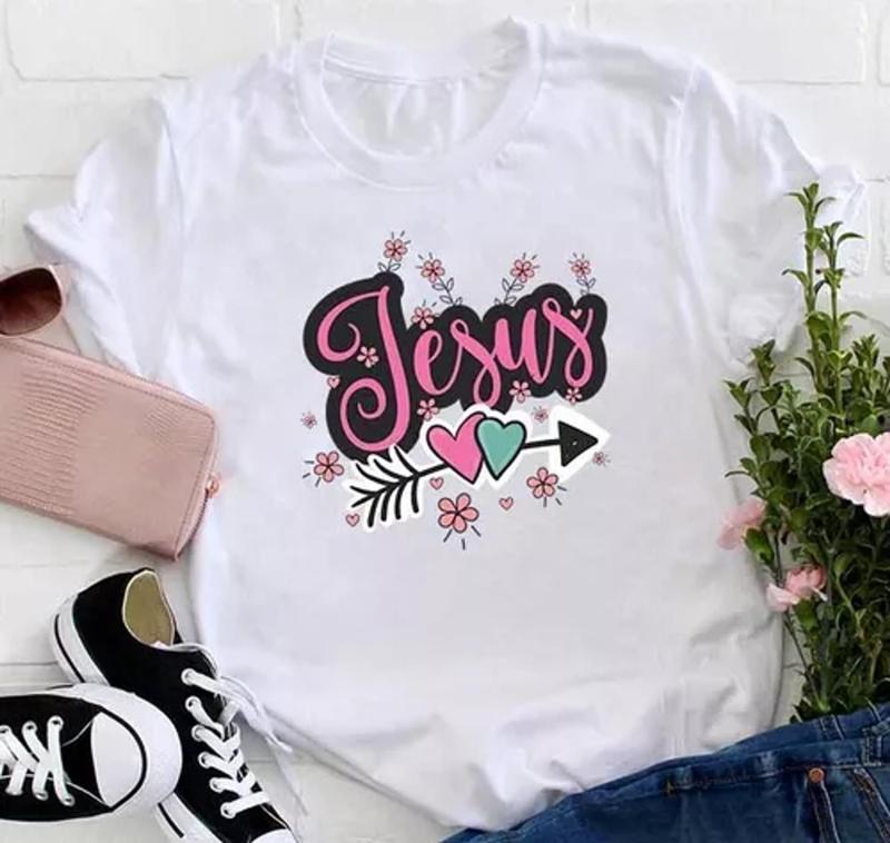 Camisetas Femininas Moda Evangélica Jesus Cristã Religiosa - RV TSHIRTS ...