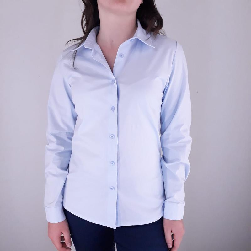 Camisete Social Feminina de Tricoline c/Algodão e Elastano FANLIZ ...