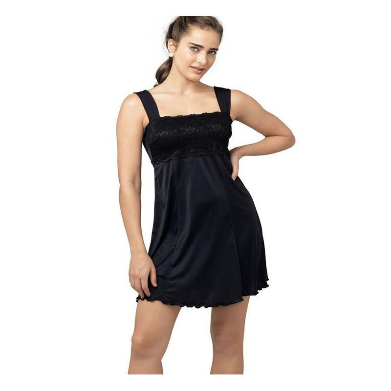 Camisola Meia Noite DeMillus 030201 em renda - Camisola Feminina ...