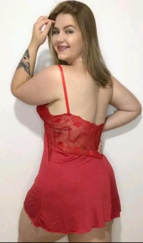 Camisola Plus Size Com Renda Conforto e Beleza Extra Grande - Impresioni - Camisola Plus Size ...