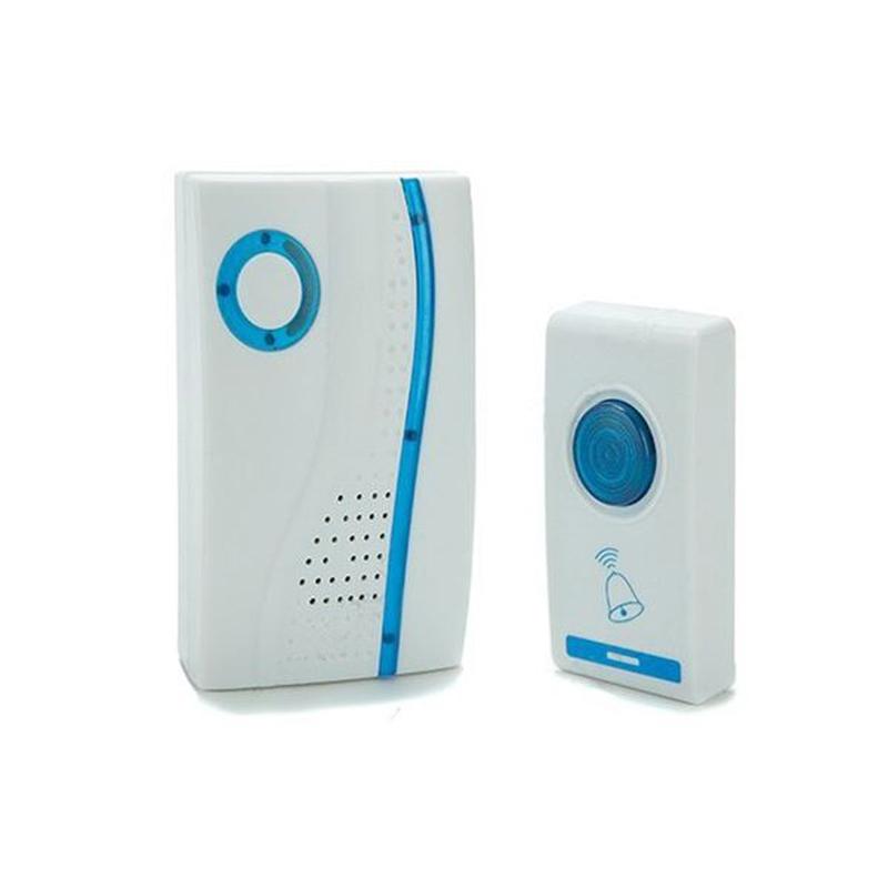 Campainha Residencial Sem Fio Com Led Com Alcance 100 Metros - DoorBell ...