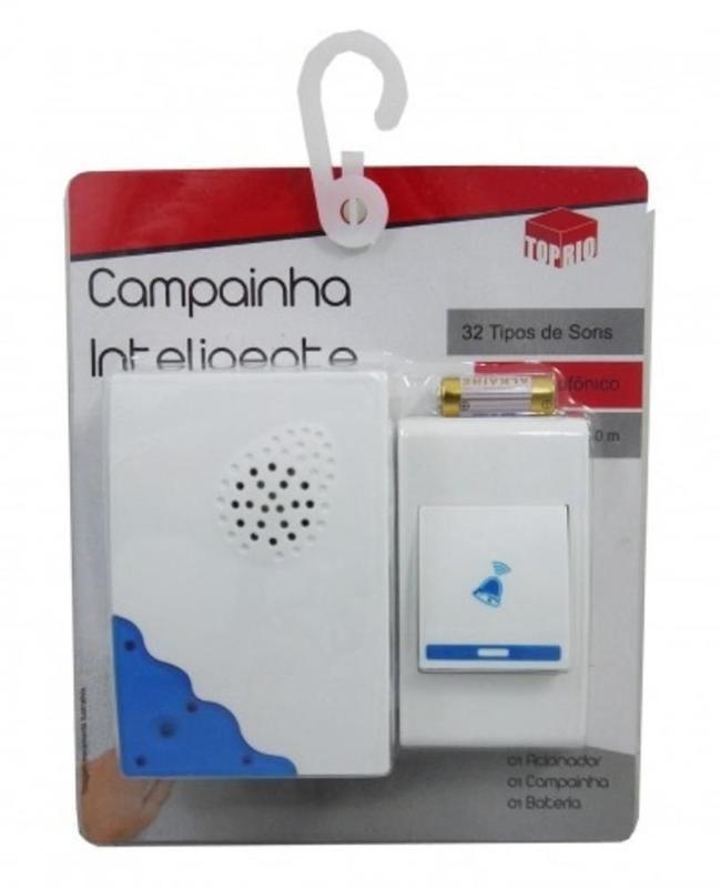 Campainha sem fio com 32 toques e alcance de 50 metros residencial e ...