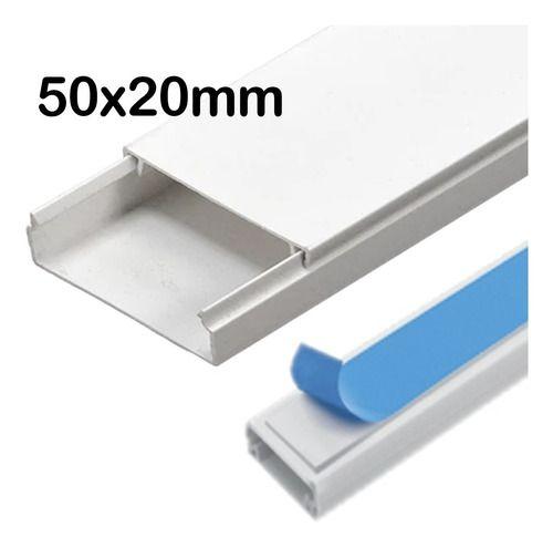 Canaleta 50x20mm Branca 5x2cm Grossa Larga Grande - Dinka - Canaleta ...