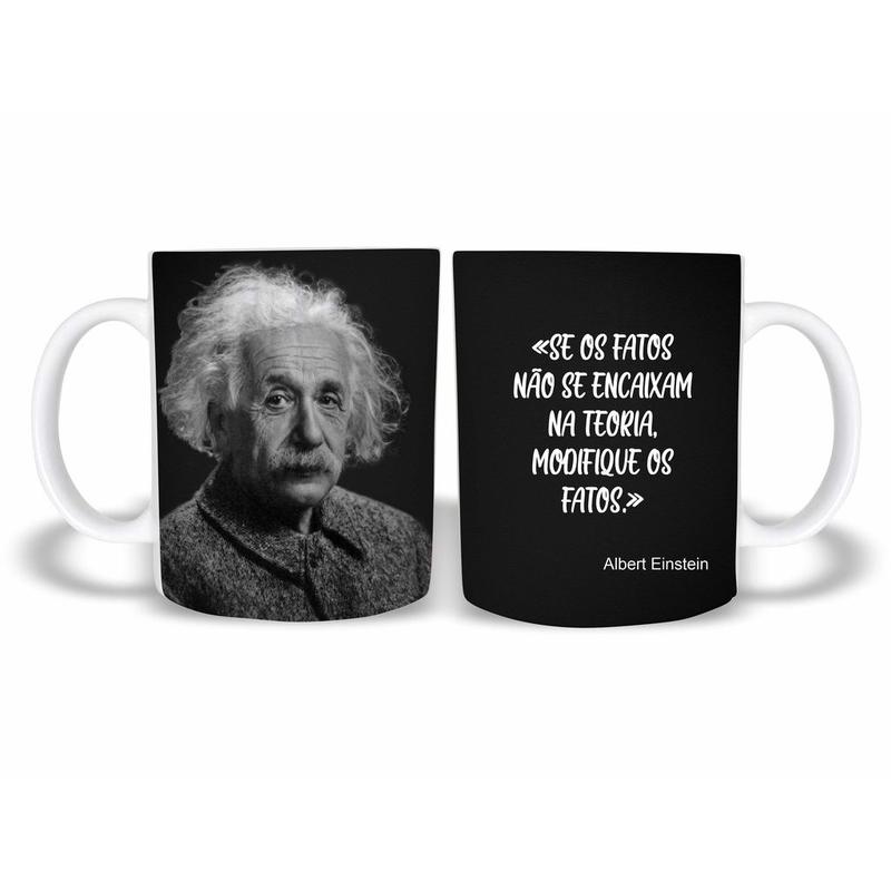 Caneca Albert Einstein 1 de Plástico Rígido - Naltic - Canecas - Magazine Luiza