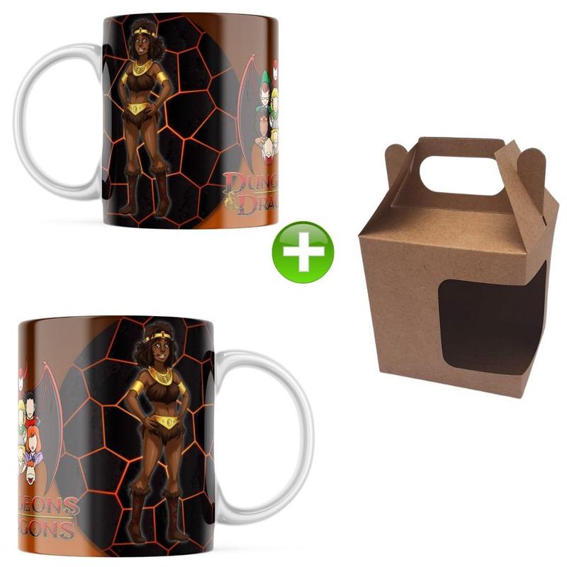 Caneca caverna do dragão - diana 350ml com caixinha - REI DOS GAMES - Canecas - Magazine Luiza