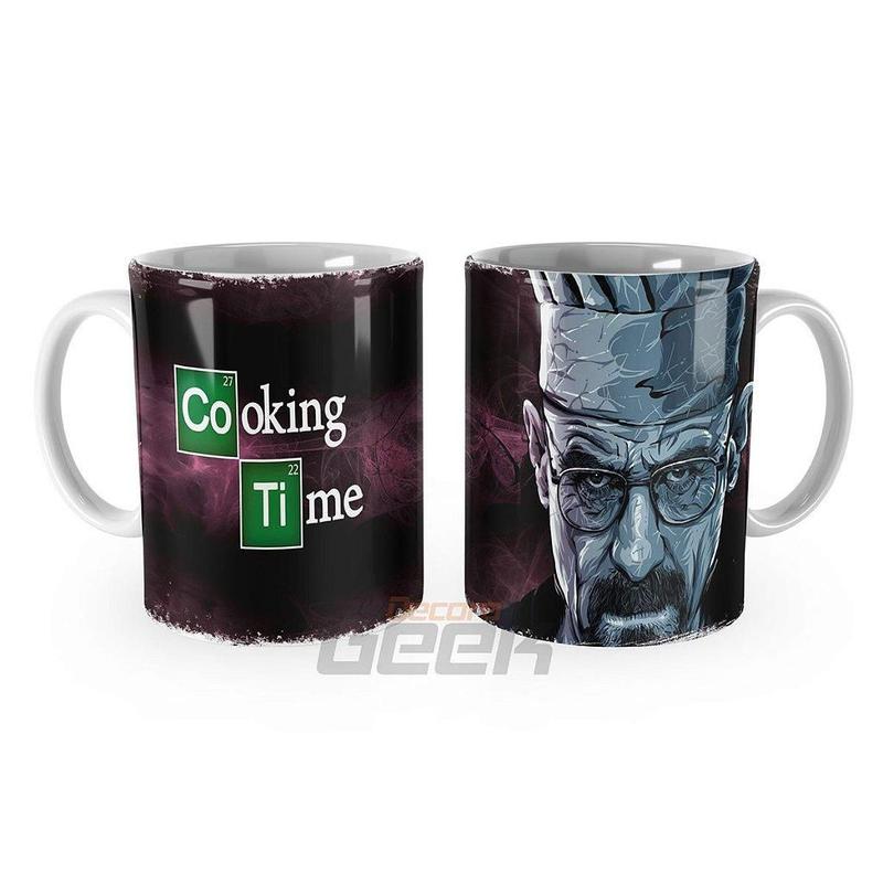 Caneca Cooking Time Breaking Bad Walter White - Decora Geek - Canecas ...