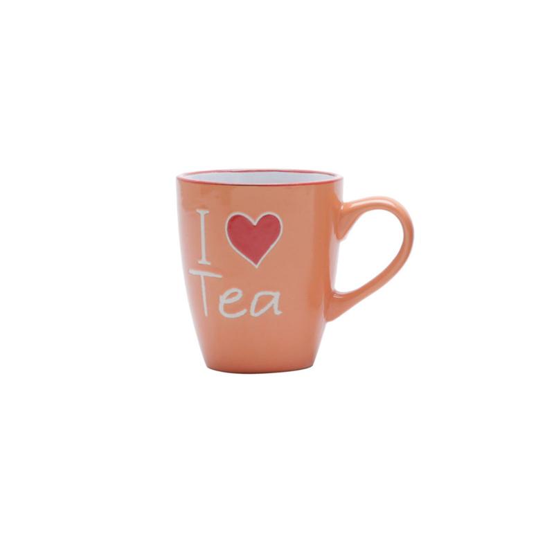 Caneca de Chá I Love Tea Laranja 200ml Bon Gourmet - Caneca de Chá e ...