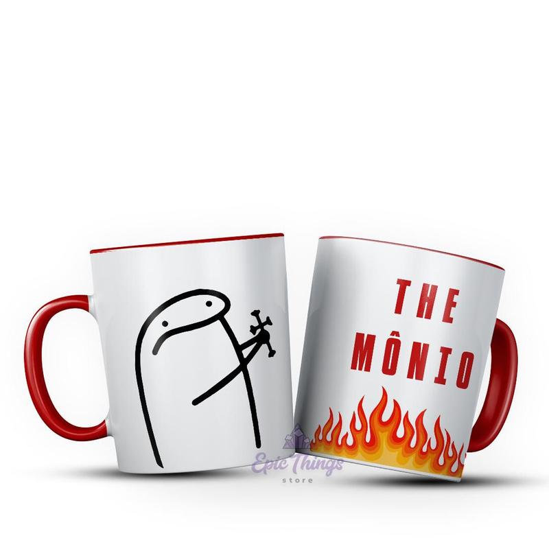 Caneca Divertida Meme Flork The Mônio Demônio Vermelha - EPIC THINGS ...