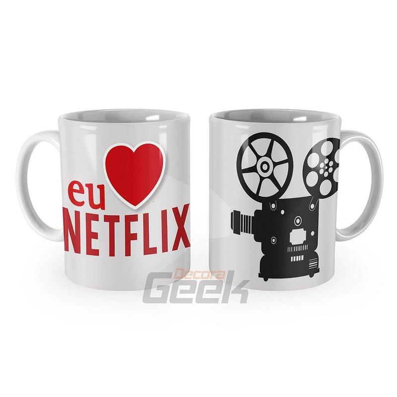 Caneca Em Amo Netflix Mod 2 - Decora Geek - Canecas - Magazine Luiza