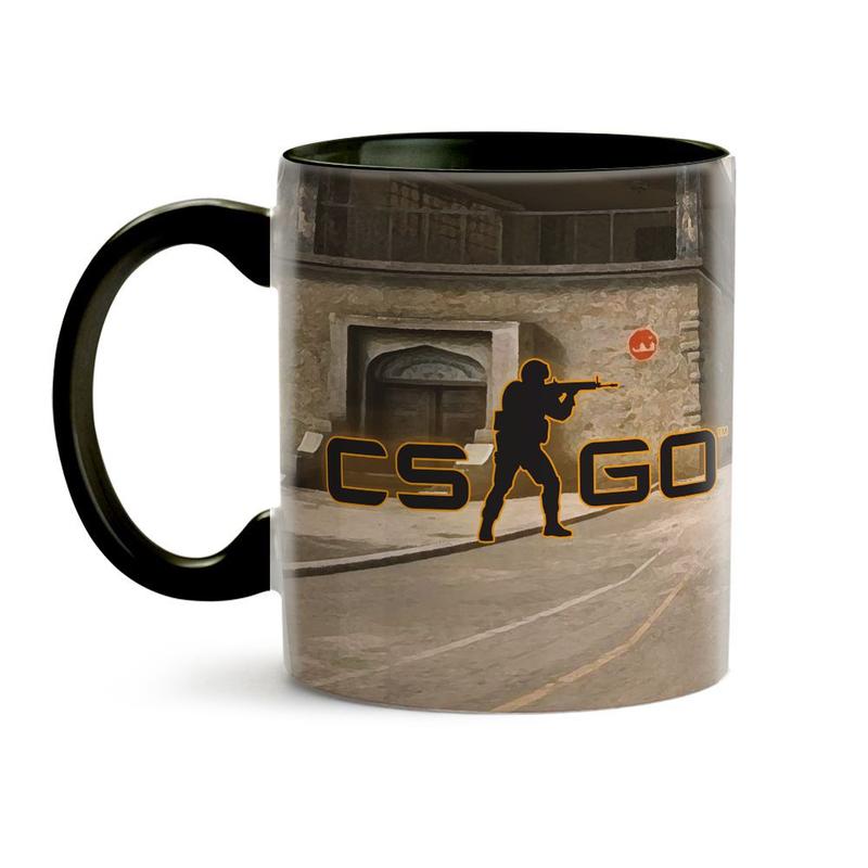Caneca Em Cerâmica Counter Strike Go 02 320ml - Canecas personalizadas ...